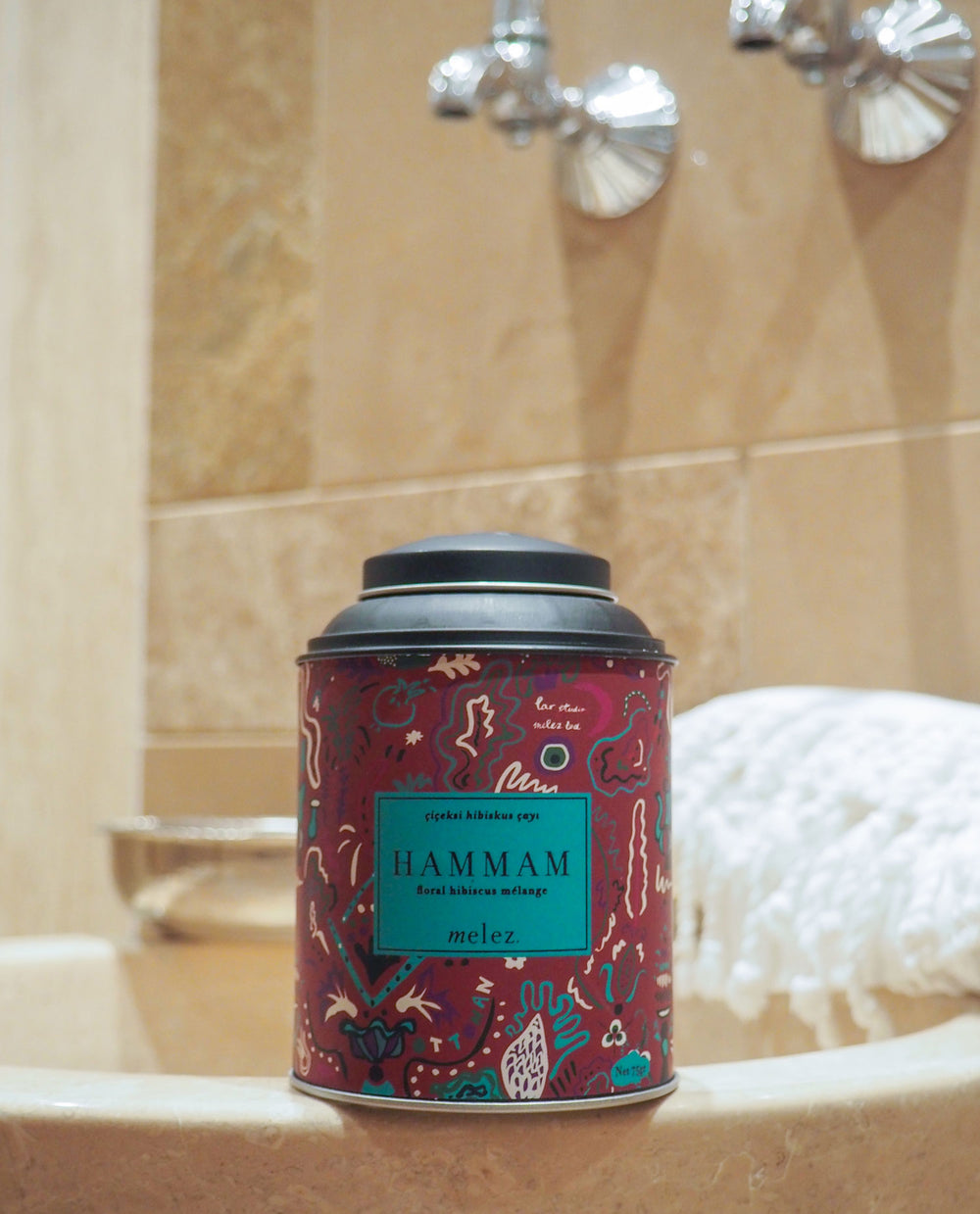 Hammam Tea | Hibiscus Rose Tea | Melez Tea | Turkish Tea