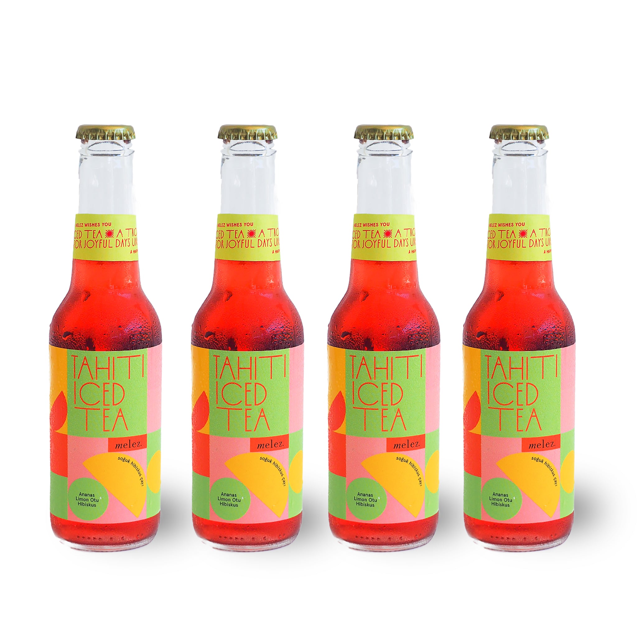 Tahiti Iced Tea 250ml Pack of 4| Hibiscus Iced Tea | Artisan Iced Tea ...