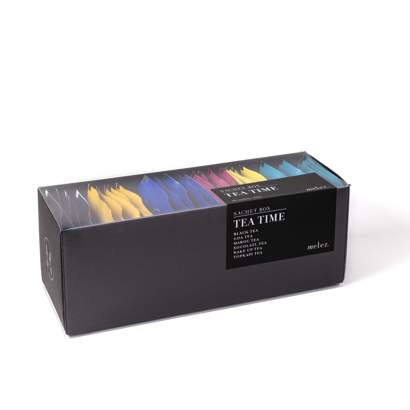 Tea Time Sachet Box | Black Tea Teabag Gift Box | Melez Tea